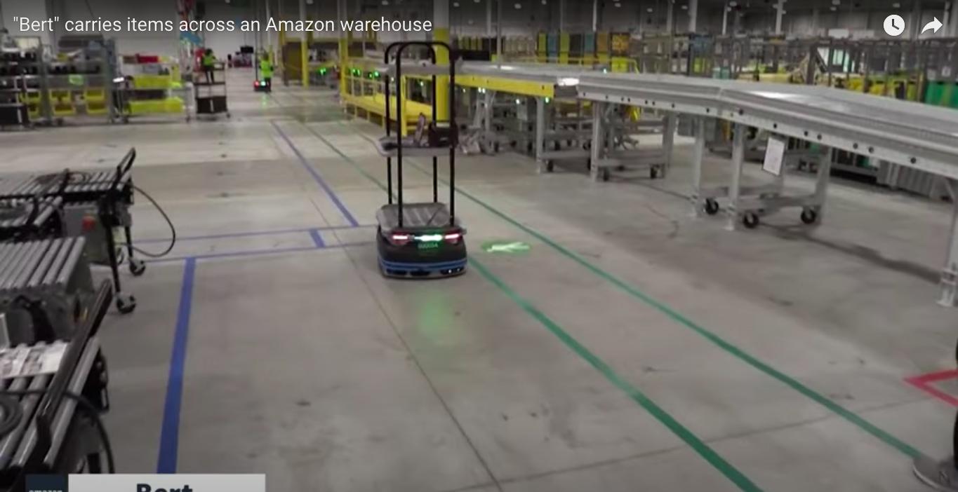 Amazon's new employees: warehouse robots Ernie and Bert - iNEWS