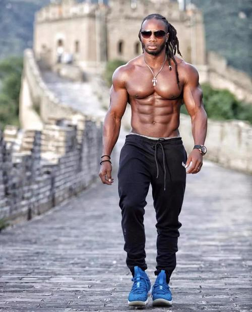 American 188cm fitness model, chocolate abs, strong muscles, like a ...