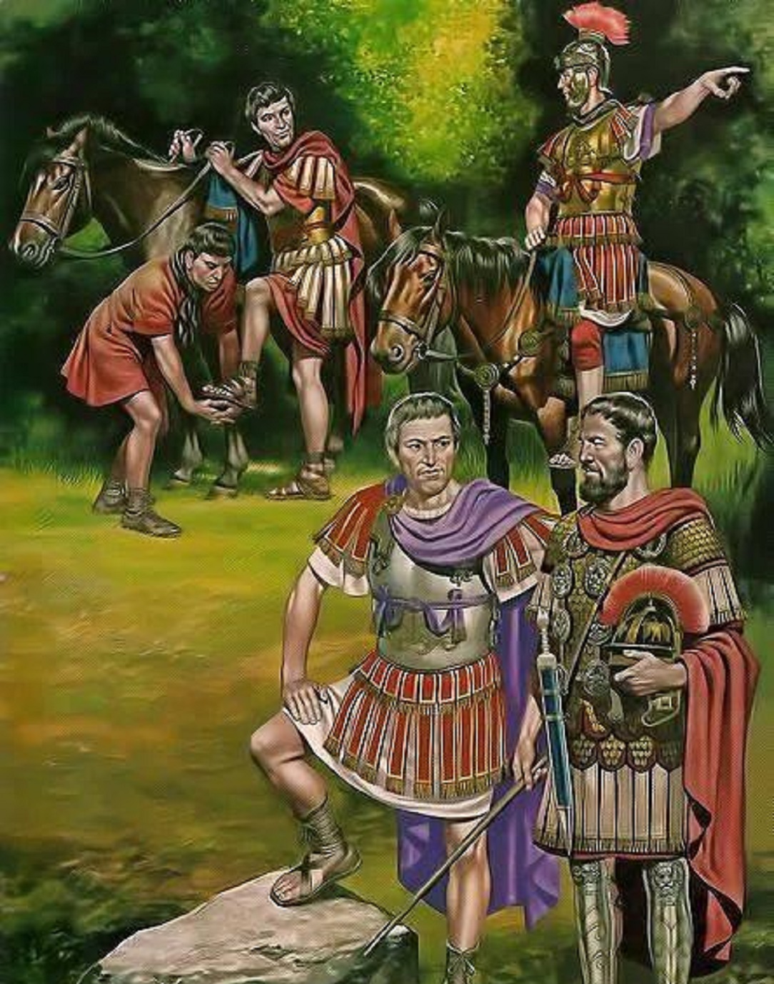 Crossing the Rubicon is a small step for Caesar and a big step in ...