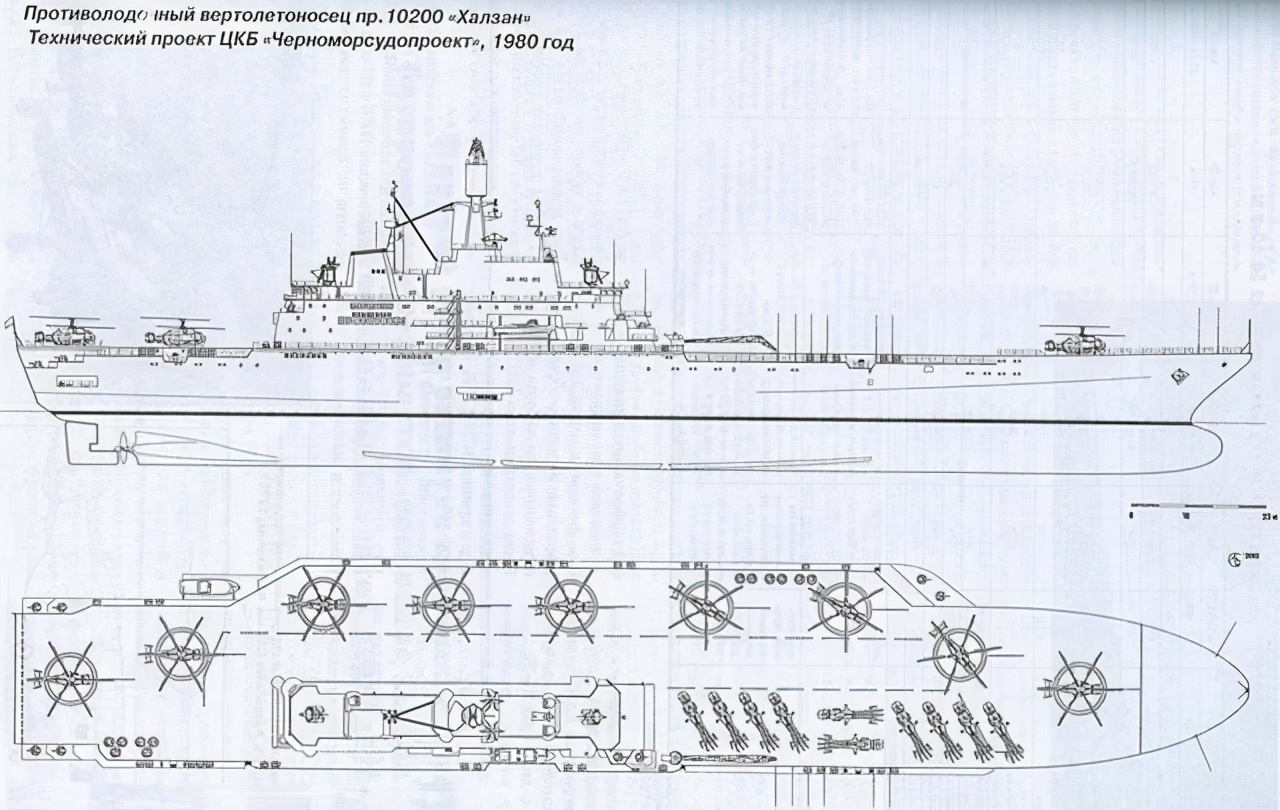 Kherson of Neva, "Kiev" class amphibious assault ship, 11780 helicopter ...