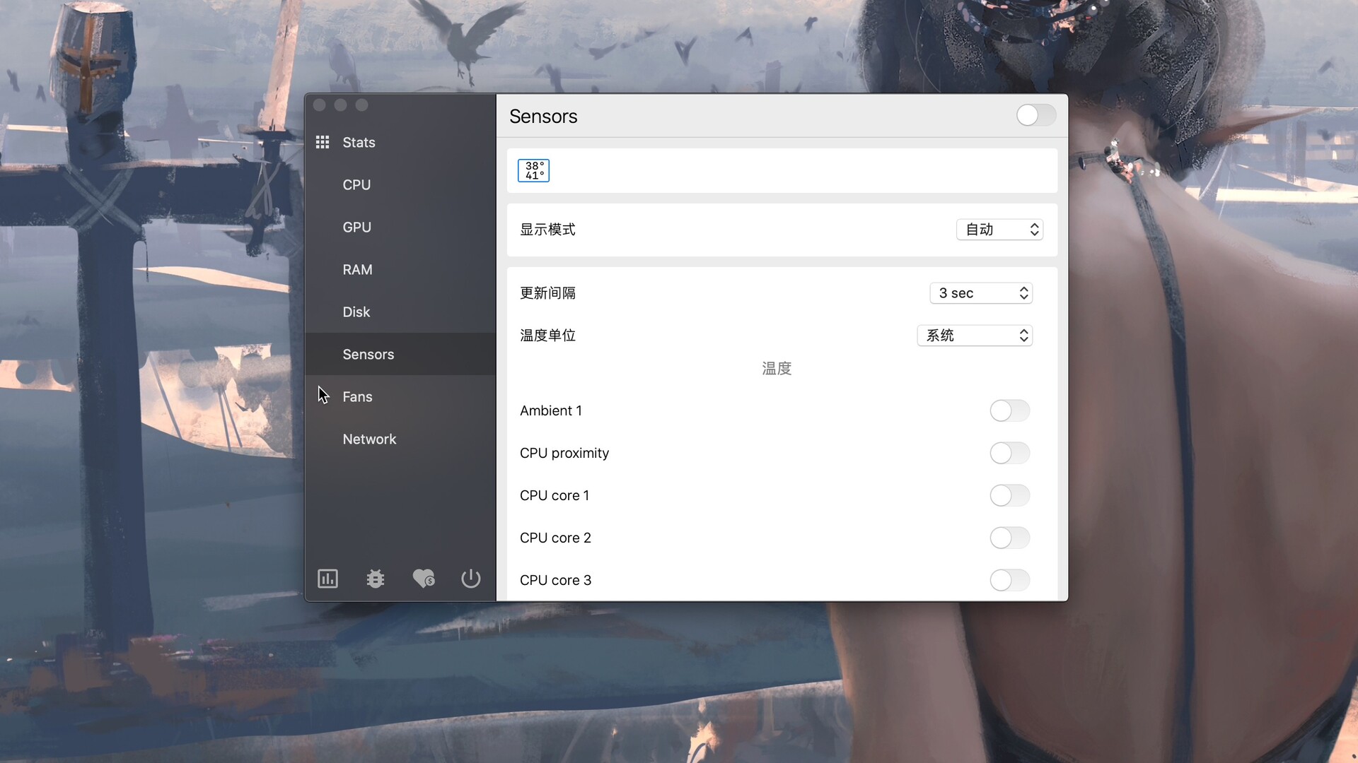 Stats for mac (menu bar system monitoring tool) v2.5.22 official ...
