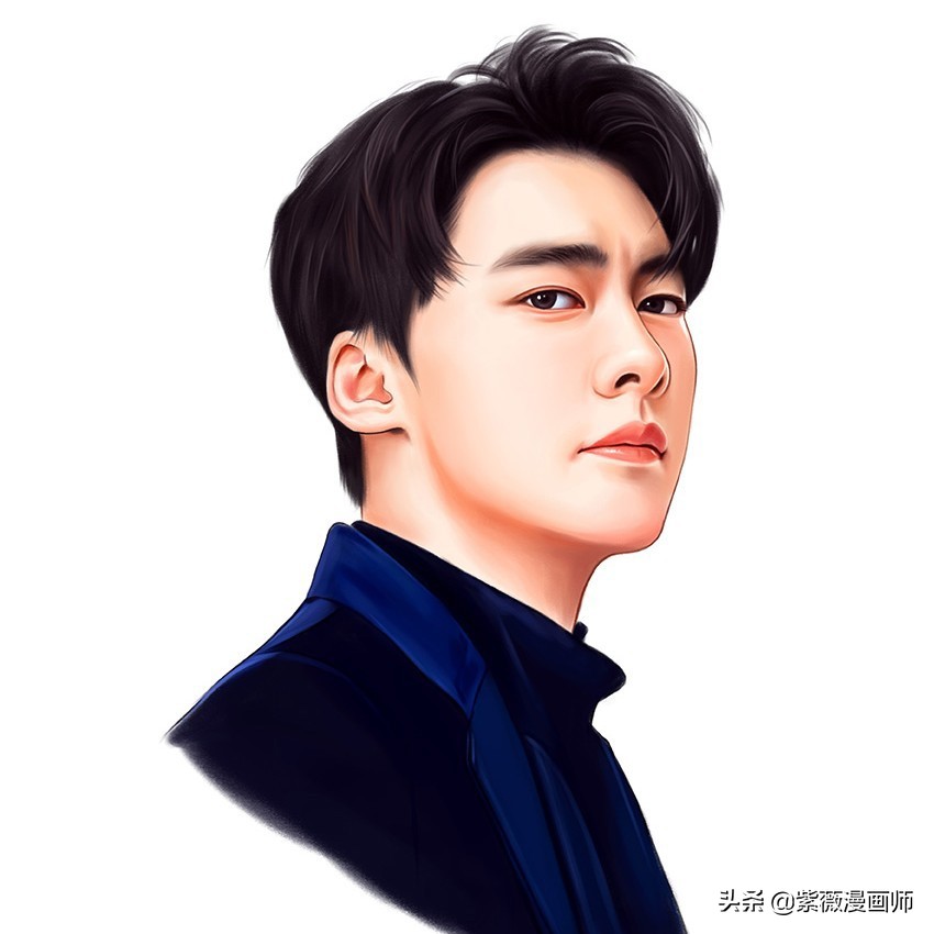 Change your avatar. Men's exquisite hand-painted realistic avatar ...