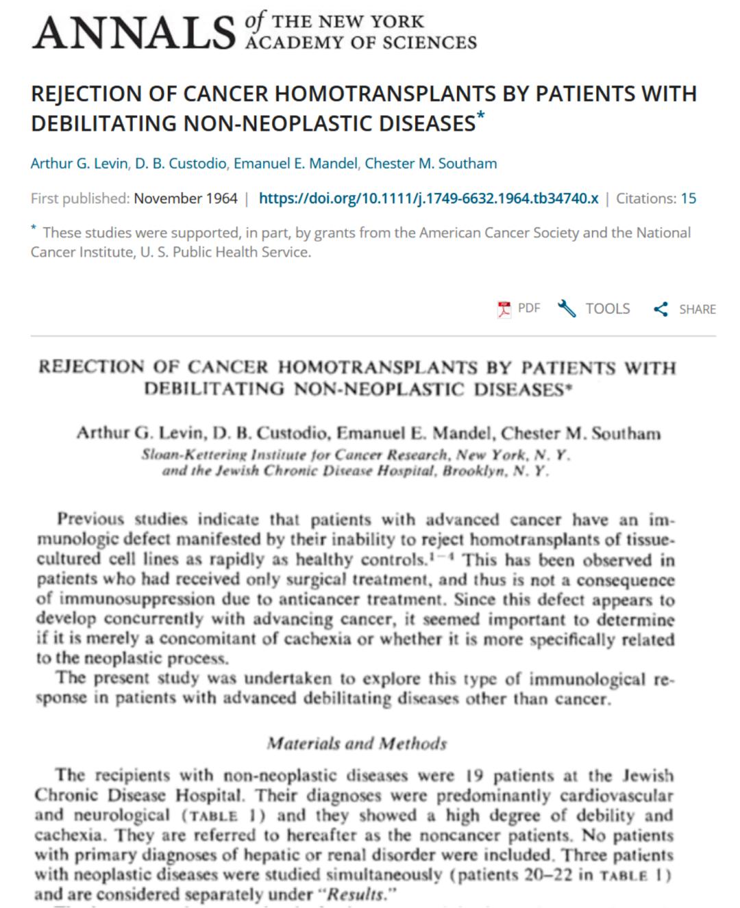 He secretly injected the patient with cancer cells, but he became the ...