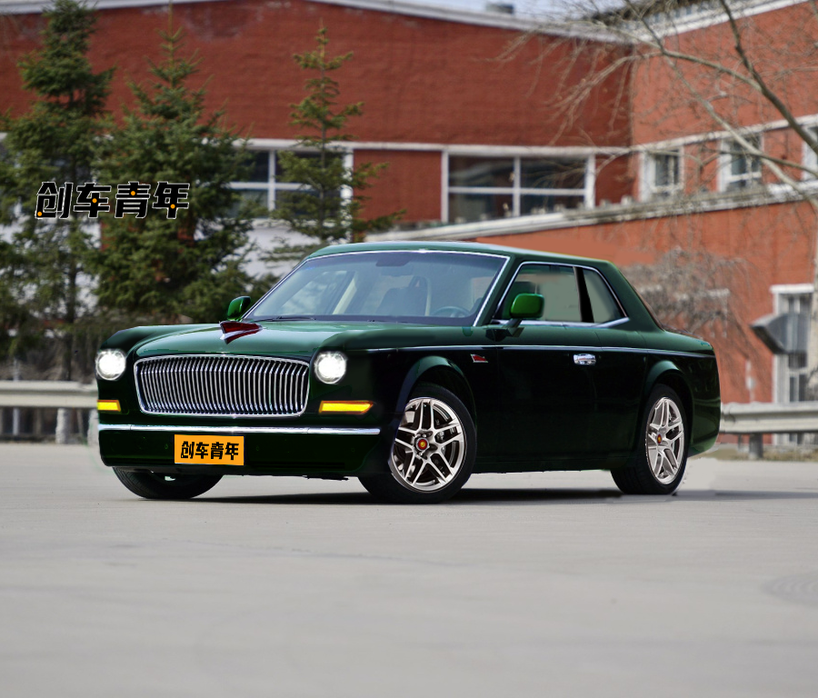 Imaginary picture of Hongqi two-door coupe: elegant and retro American ...