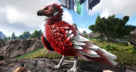 The cargo plane in the world of dinosaurs, "Ark Survival Evolved", the ...