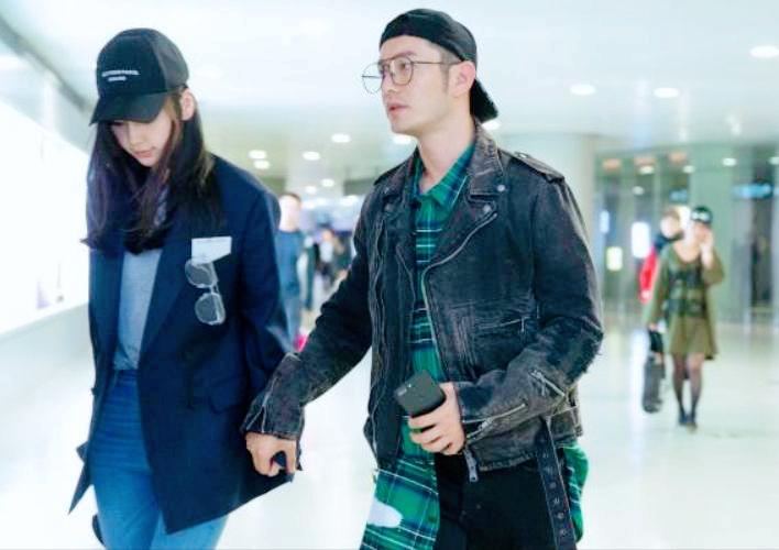 Angelababy took his son to the hospital to see a doctor, Huang Xiaoming ...