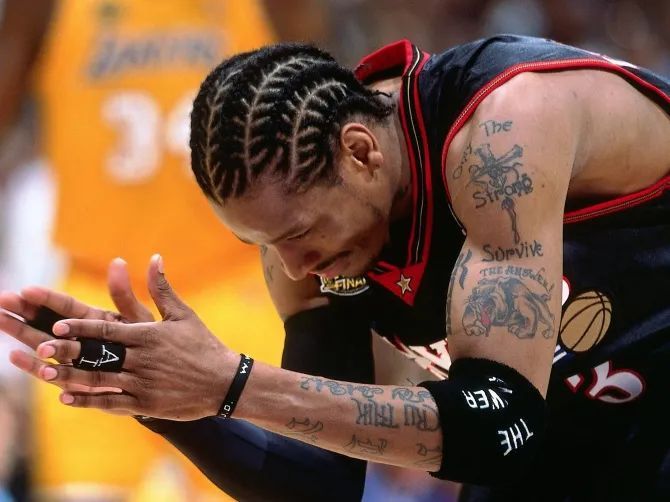 Basketball Characters-Allen Iverson: Using Tattoos to Write Basketball ...