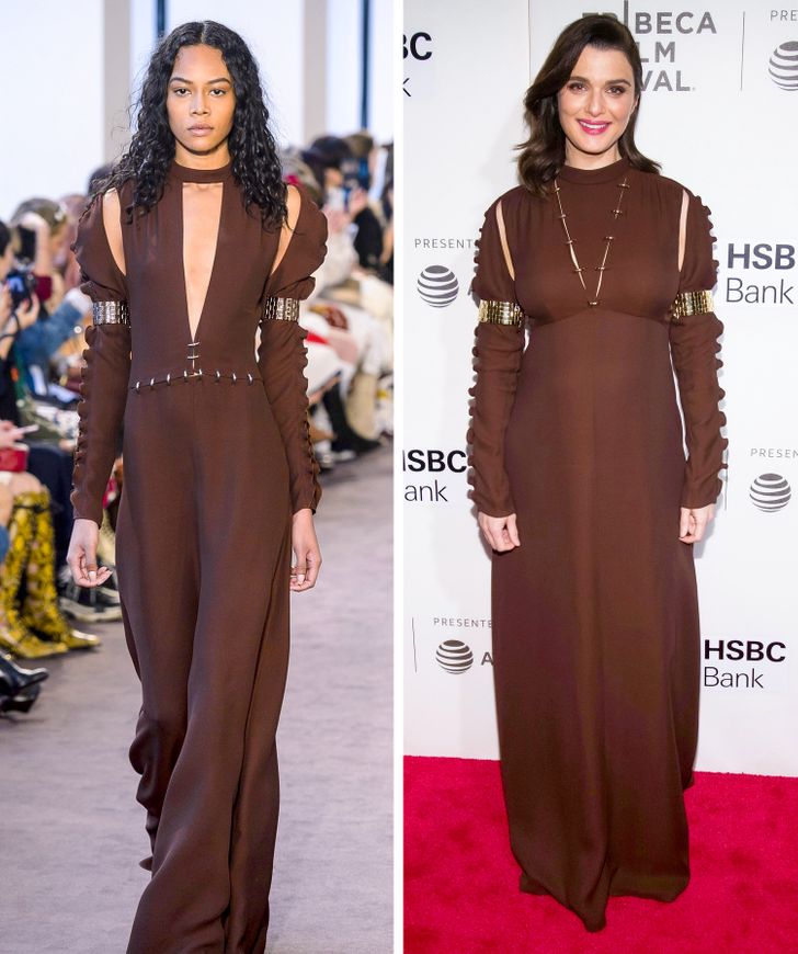 15 famous female celebrities wore high fashion redesigned and produced ...