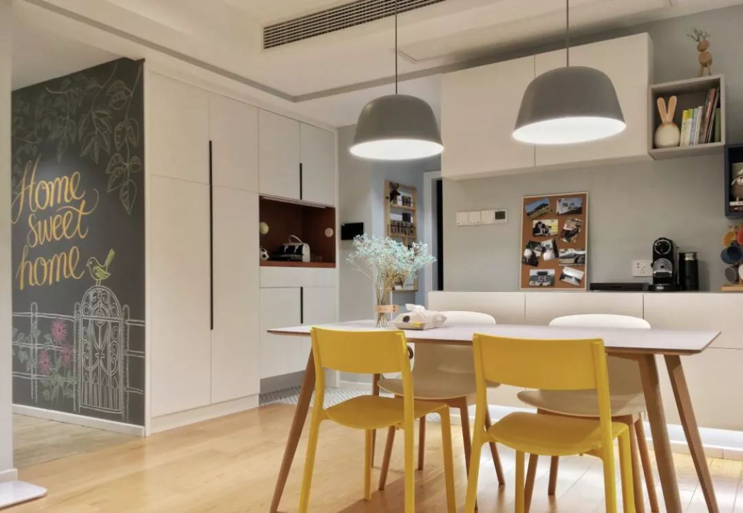 Install the blackboard wall in the home, which is beautiful and ...