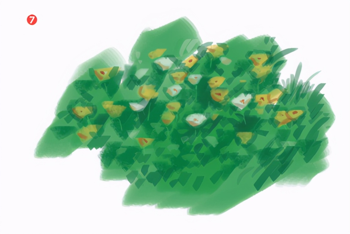 日系風景插畫中的草叢怎麼畫？非常簡單的零基礎繪畫入門教學技巧 - 頭條匯