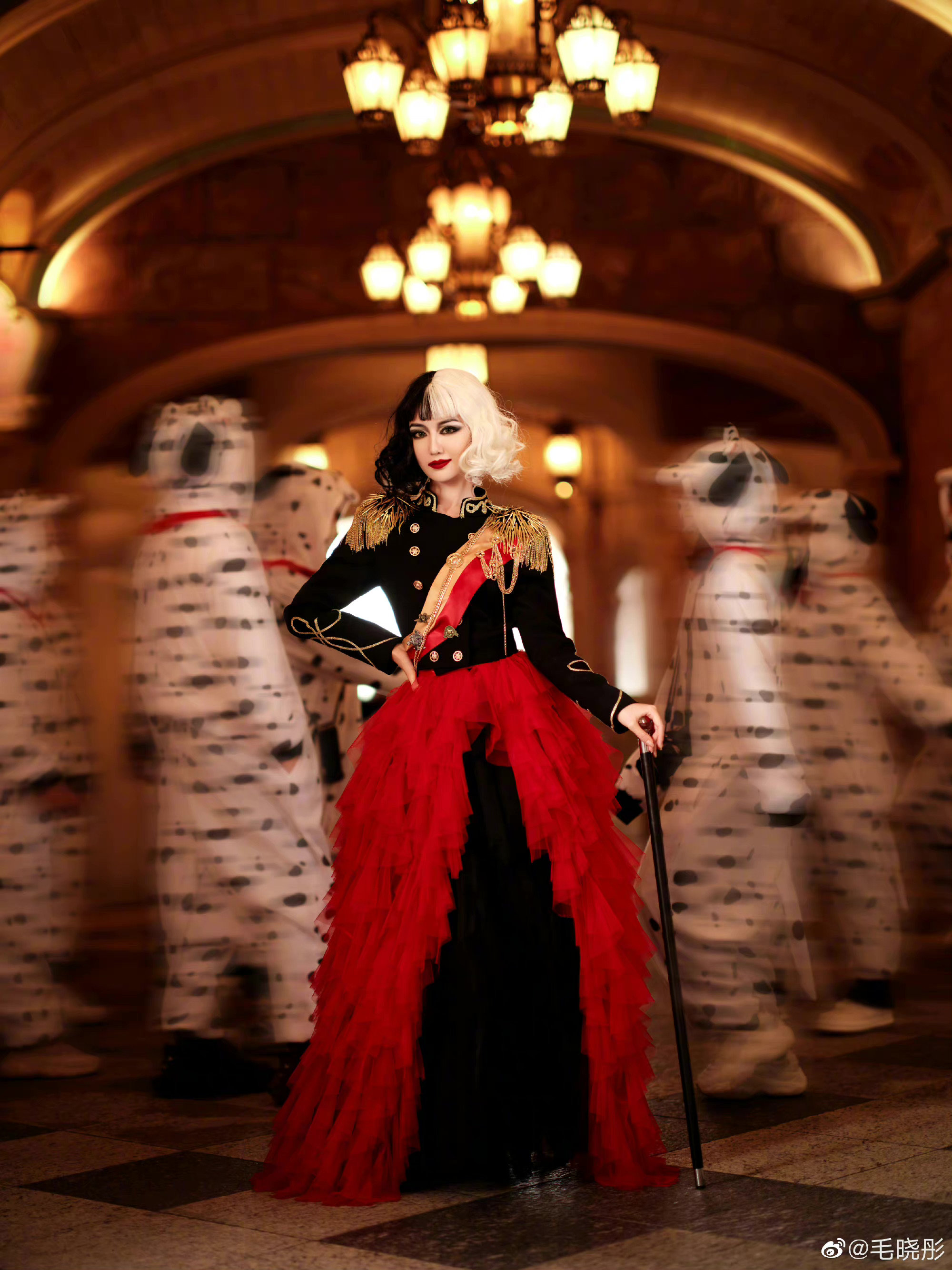 Disney's non-staff member Mao Xiaotong's cosplay Kuila looks, which is ...