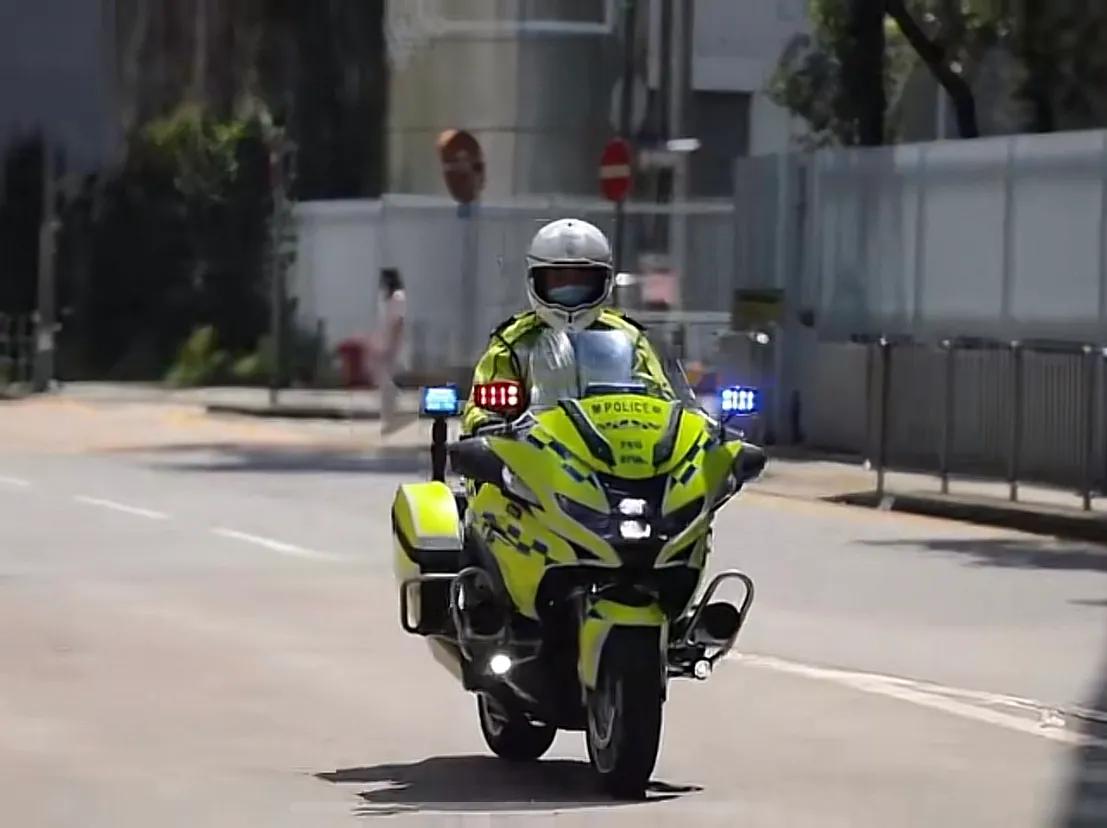 Hong Kong Traffic Police's latest police motorcycle BMW R1250RT - iNEWS