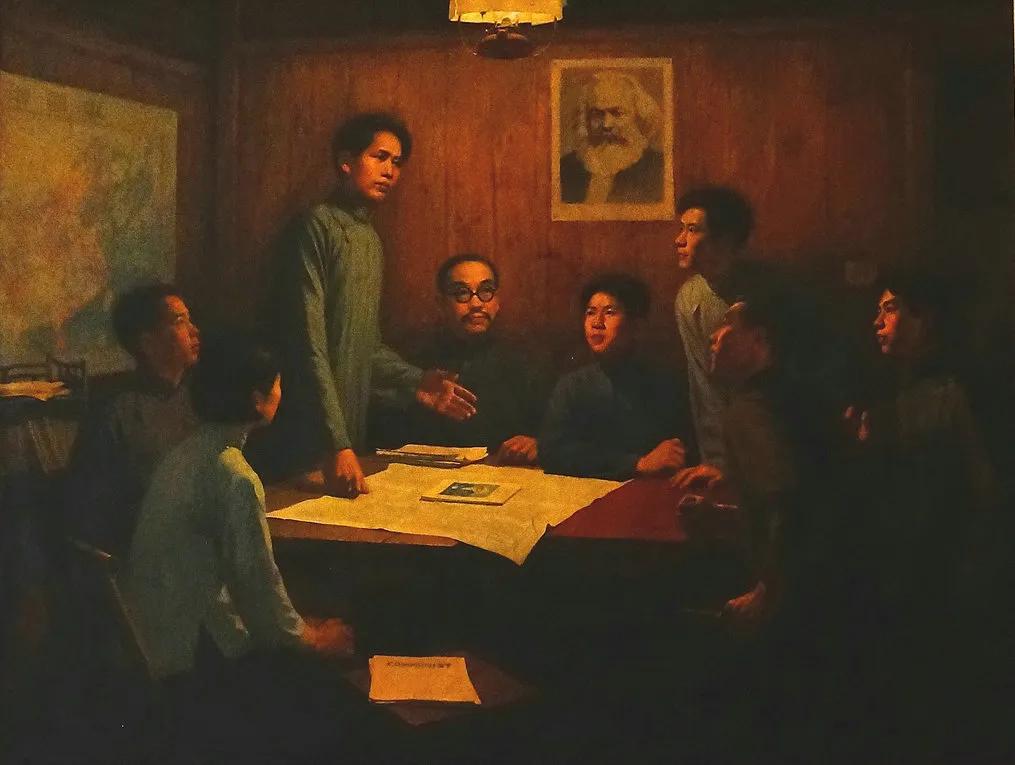 Five brothers talk about painting oil painting in China 46. The image ...