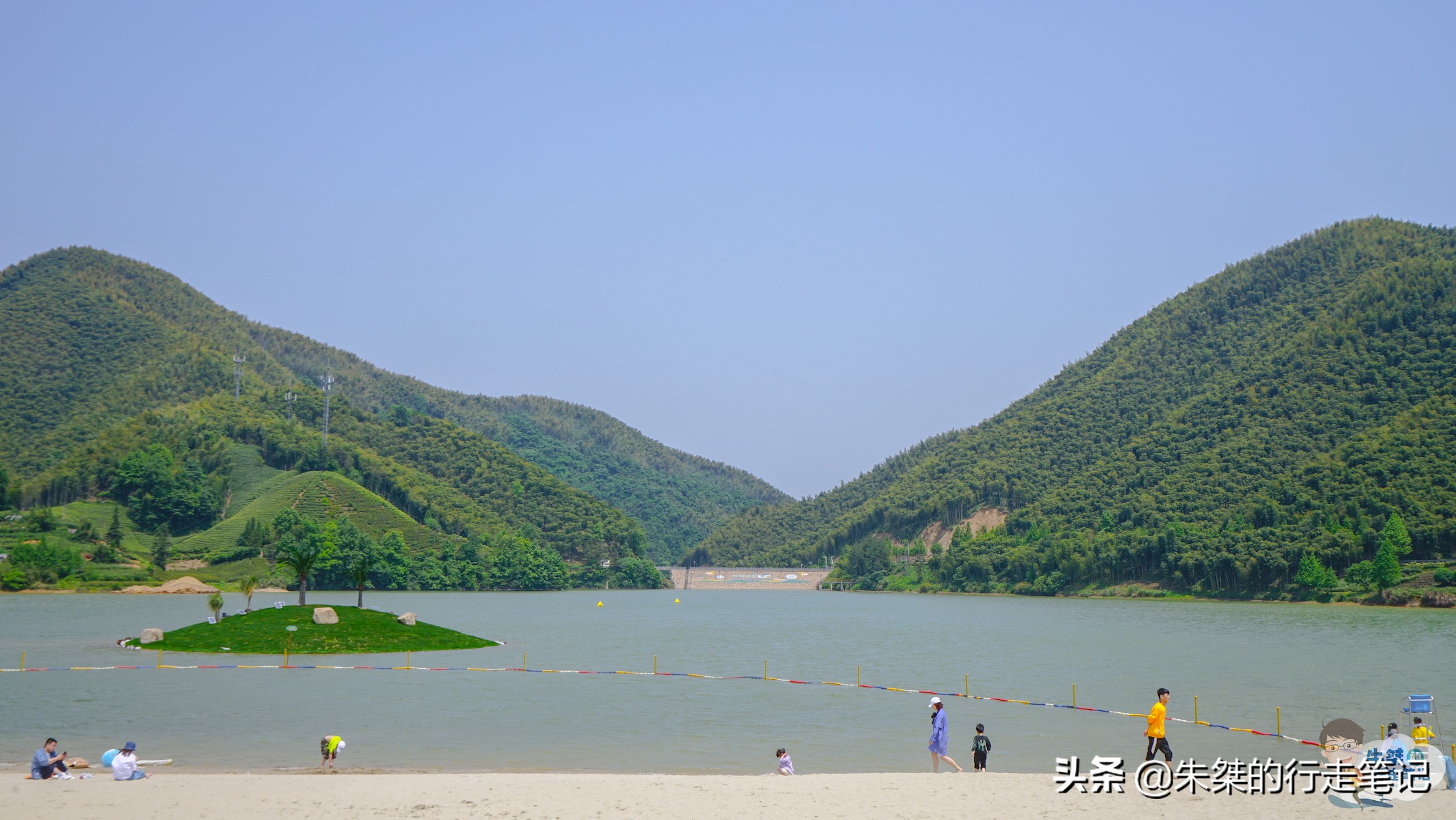 The most special tourist resort in Anji, with sunny beaches without sea ...