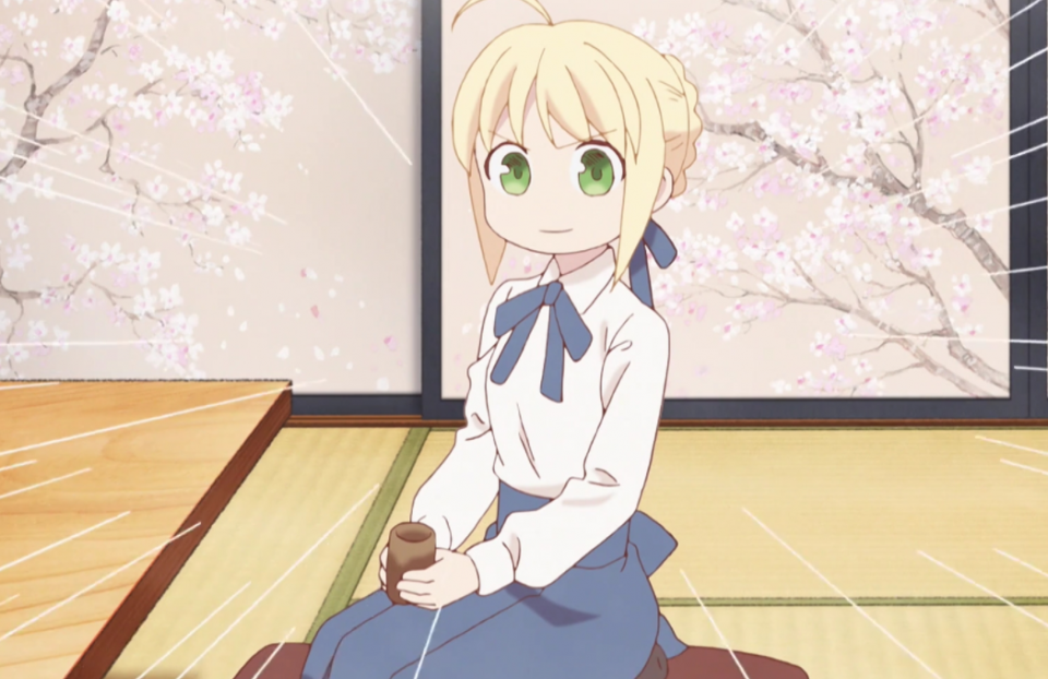 "Ghost Father" was surprised to see the young Altria? It's too ...