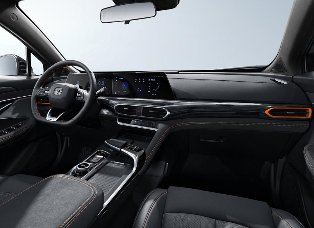 Changan UNI-T has a small facelift with a through screen inside!4.5 ...