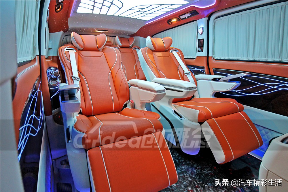Mercedes-Benz Maybach Vito interior modification, let you experience ...