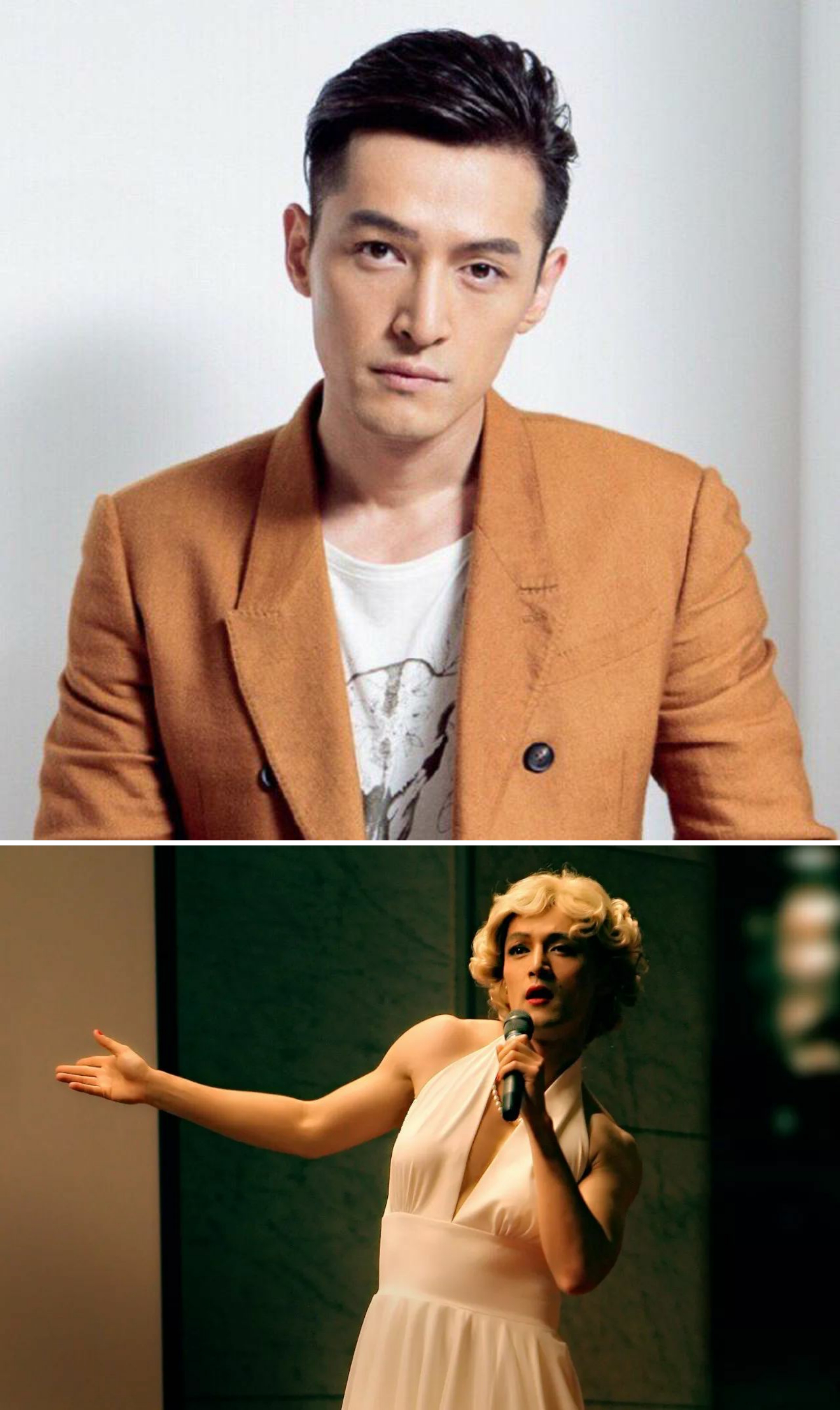 Those male celebrities who disguise themselves as women have spicy eyes ...