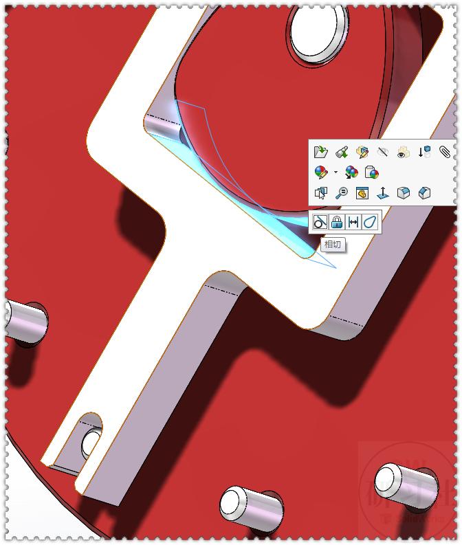 Made with SolidWorks: Triangular cam mechanism - iMedia