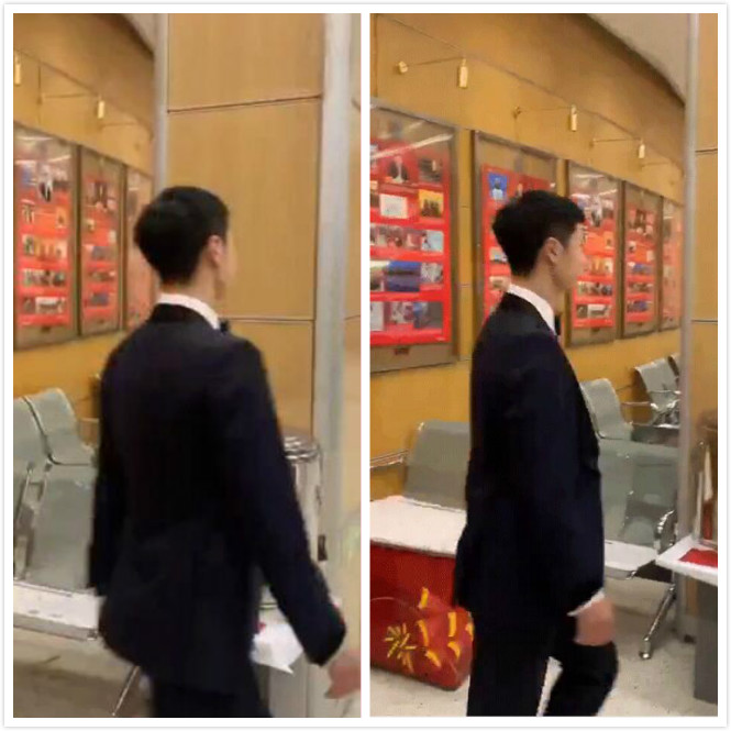 Wang Bo's 7th party Reuters, the suit is straight and handsome, his ...