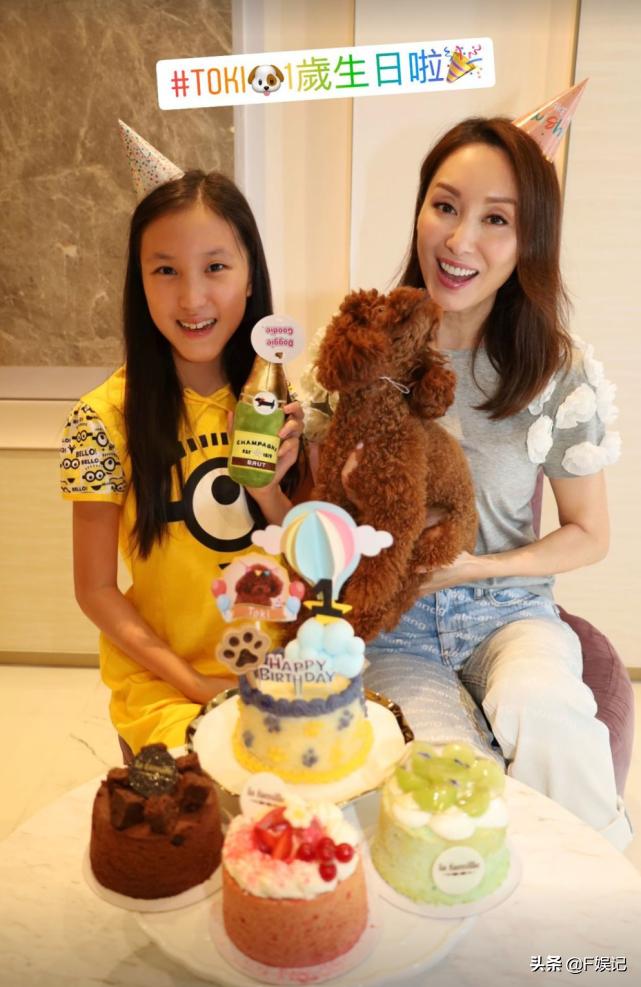Lin Wenlong brings his wife and daughter to celebrate the 1st birthday ...