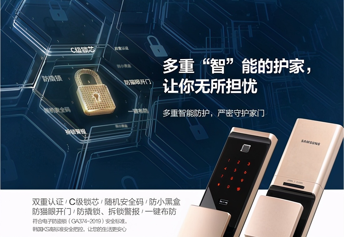 Samsung Smart Lock SHP-R80 is officially launched, protect each house ...
