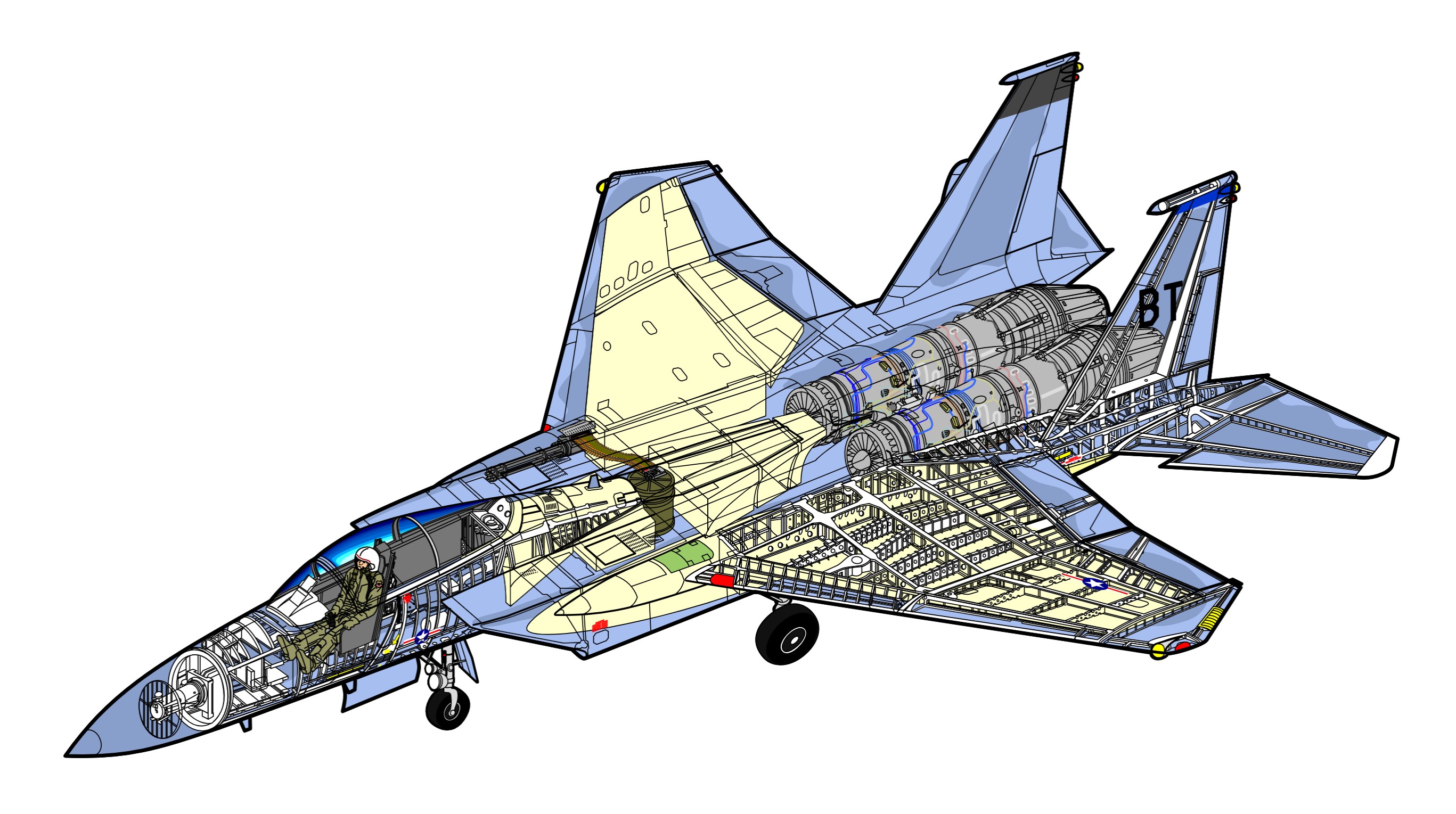 Share ultra-fine aircraft structure drawing (31) - iNEWS