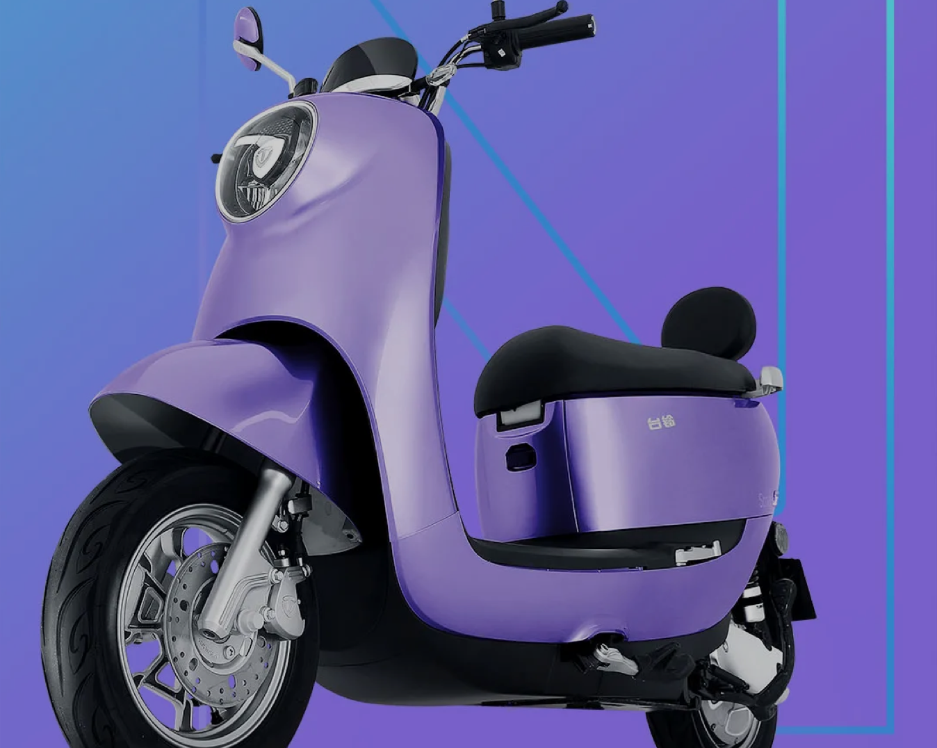 2 practical electric vehicles with large space, beautiful and easy to ...