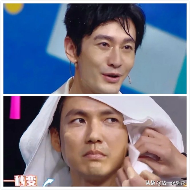 Huang Xiaoming's height has always been a mystery, when he stands with ...