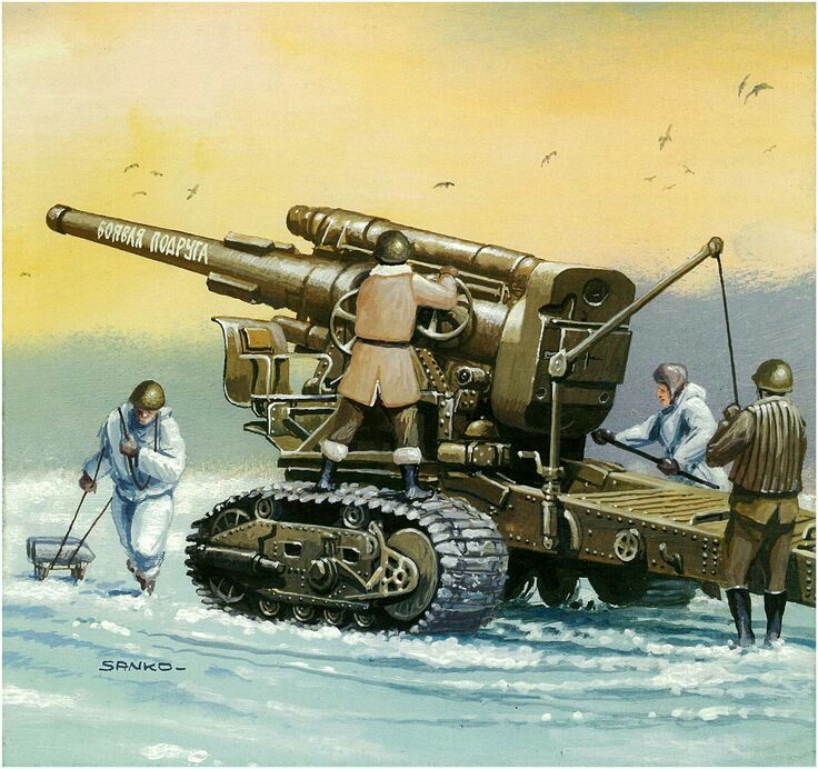 Fatherly "love": the Soviet B-4 howitzer, the legendary artillery for ...