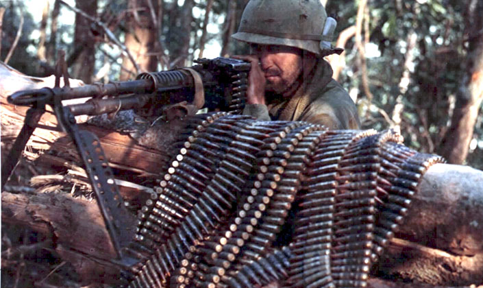 A universal machine gun called a pig, this pig is equipped with the ...