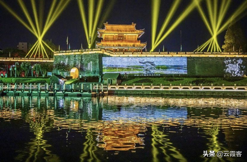 The old capital of Chu State, an important town in Jianghan, on foot ...
