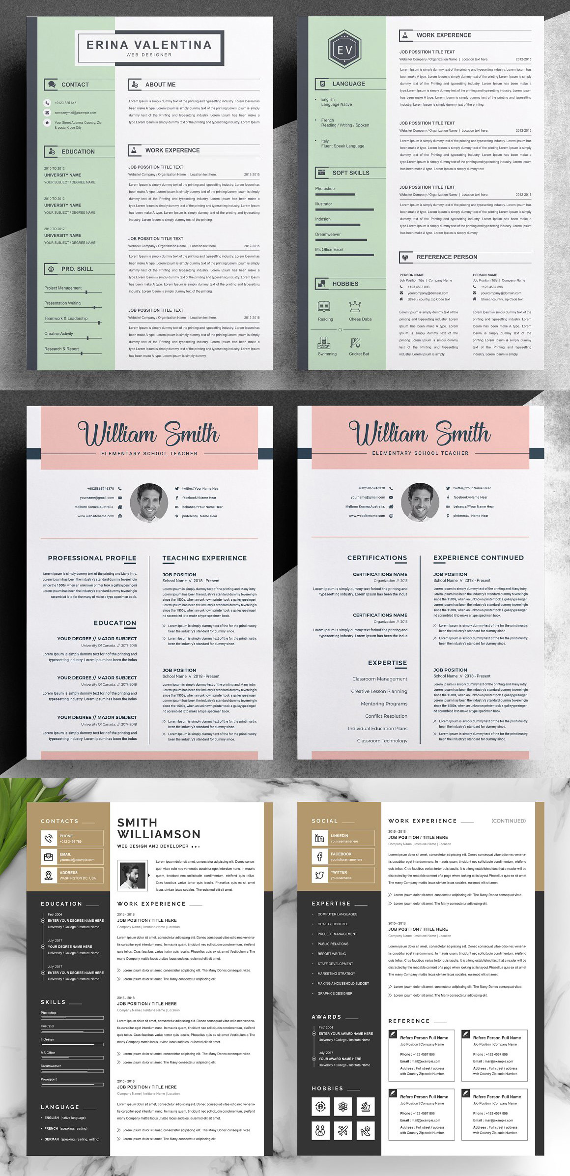 Resume design abroad!Grid design - iNEWS