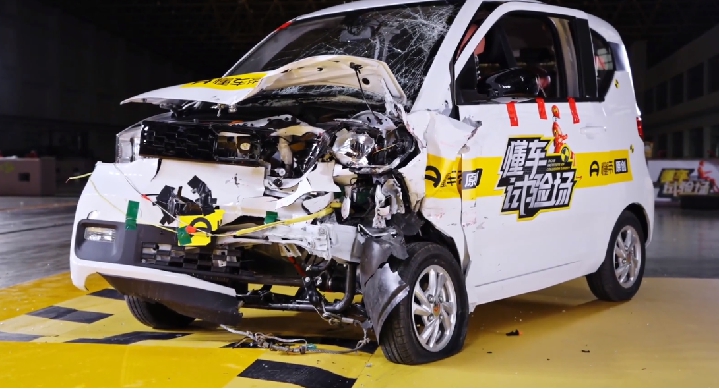 Wuling Hongguang MINI EV crash test results: safety is proportional to ...