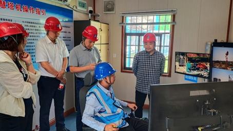 5G tower crane remote intelligent control system was successfully ...