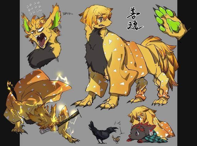 In the beastly version of "Ghost Slayer", all the members of the ...