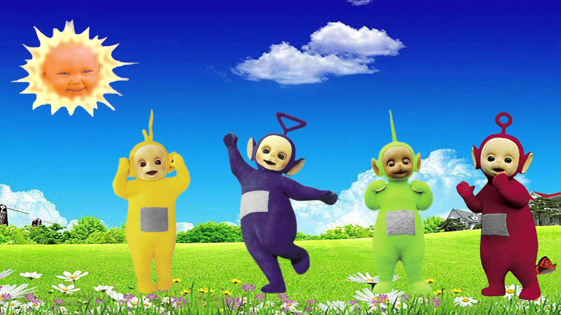 "Teletubbies"'s "Sun Babies" hugging baby photos went viral on the ...