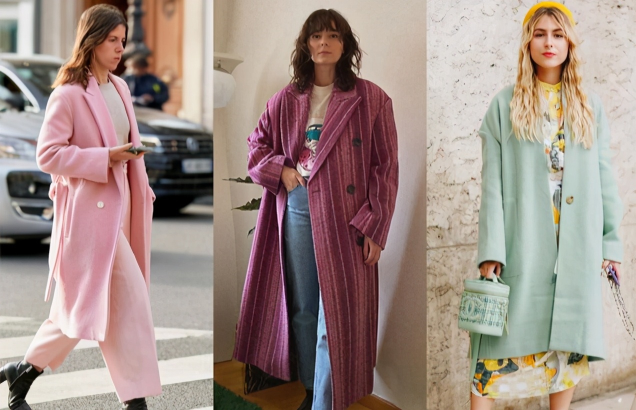 Who said you can only wear dark colors in autumn and winter? The fresh ...