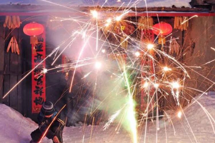 Setting off firecrackers during the New Year is a custom left by our ...