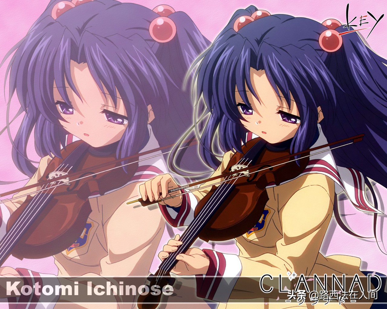 "Clannad" Kotomi Ichinose: I saw a little rabbit the day before ...