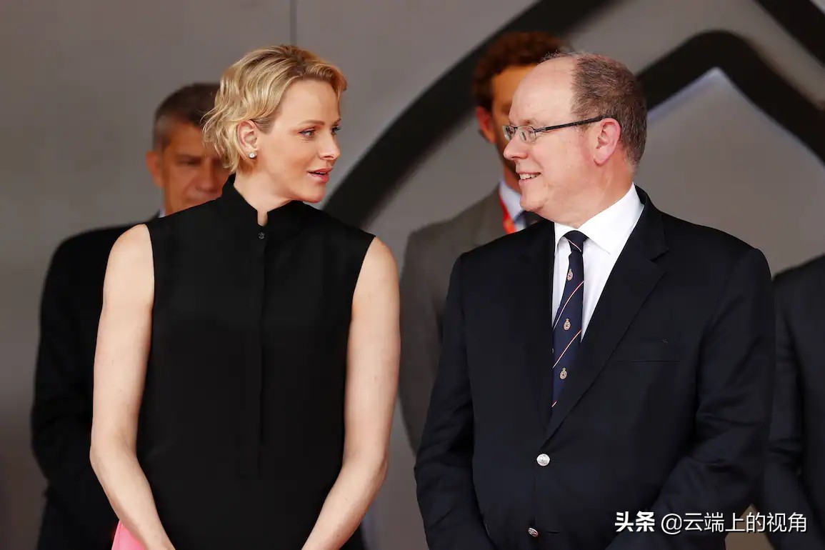 Princess Charlene is thin and has sunken cheeks, which makes it hard to ...