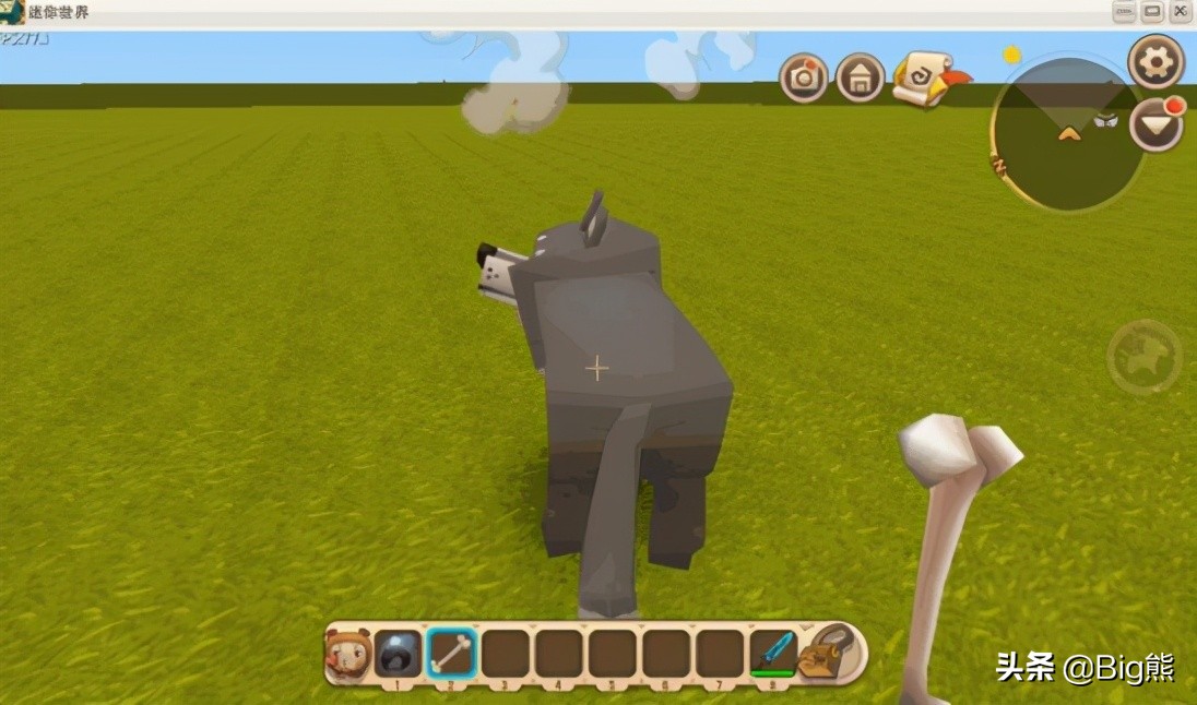 It's fun to tame the mini world, how do you tame a common creature, the ...