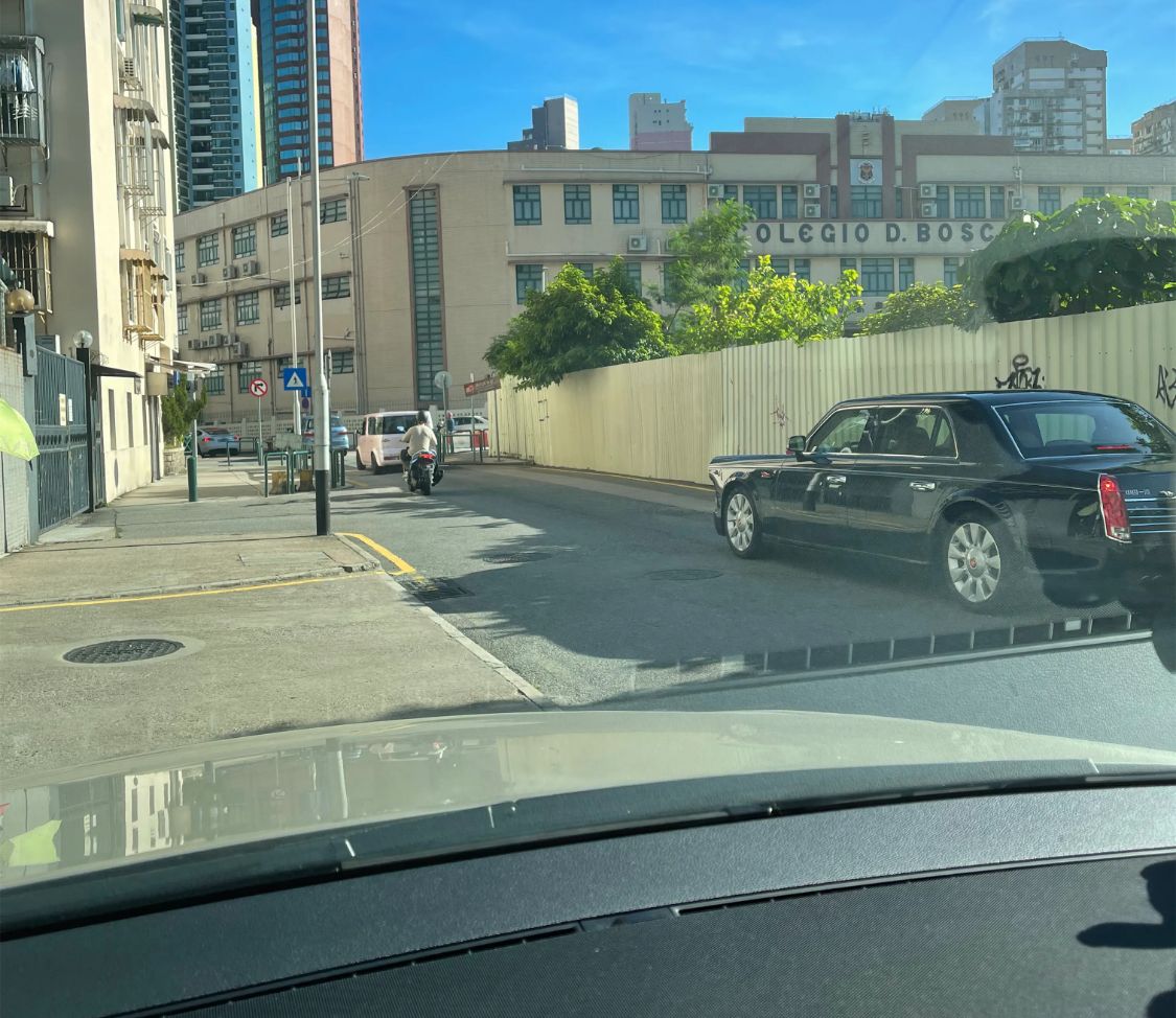 Macau's first Hongqi L5, Chen Mingjin's car, the license plate number ...