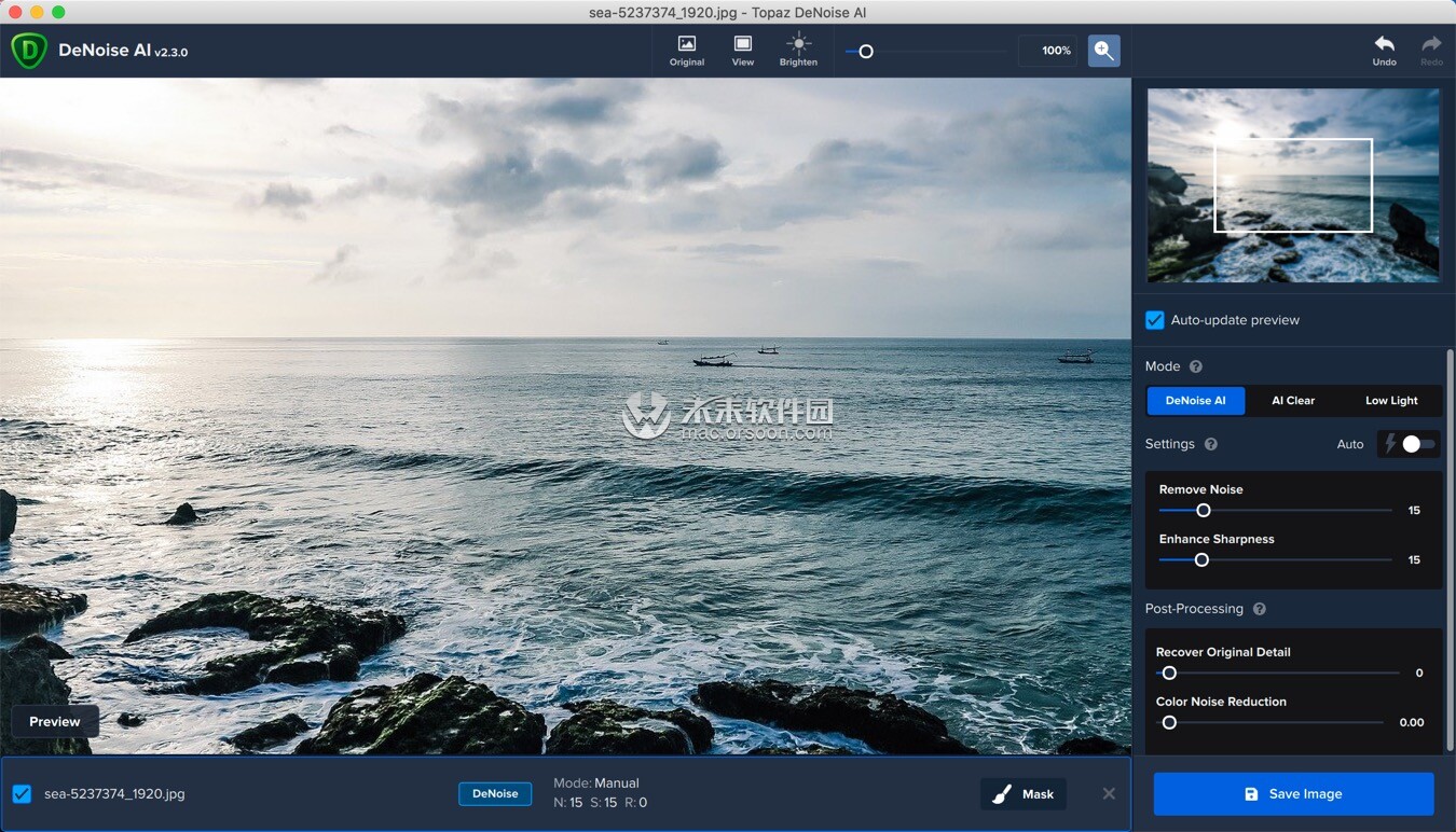 Topaz DeNoise AI for mac(AI圖像降噪軟件)支持m1 - 頭條匯