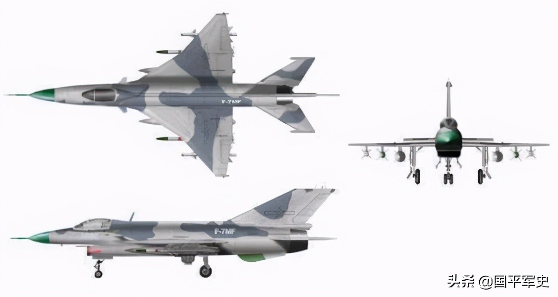 J-7MF fighter: Chengfei's most powerful variant of J-7M, only staying ...