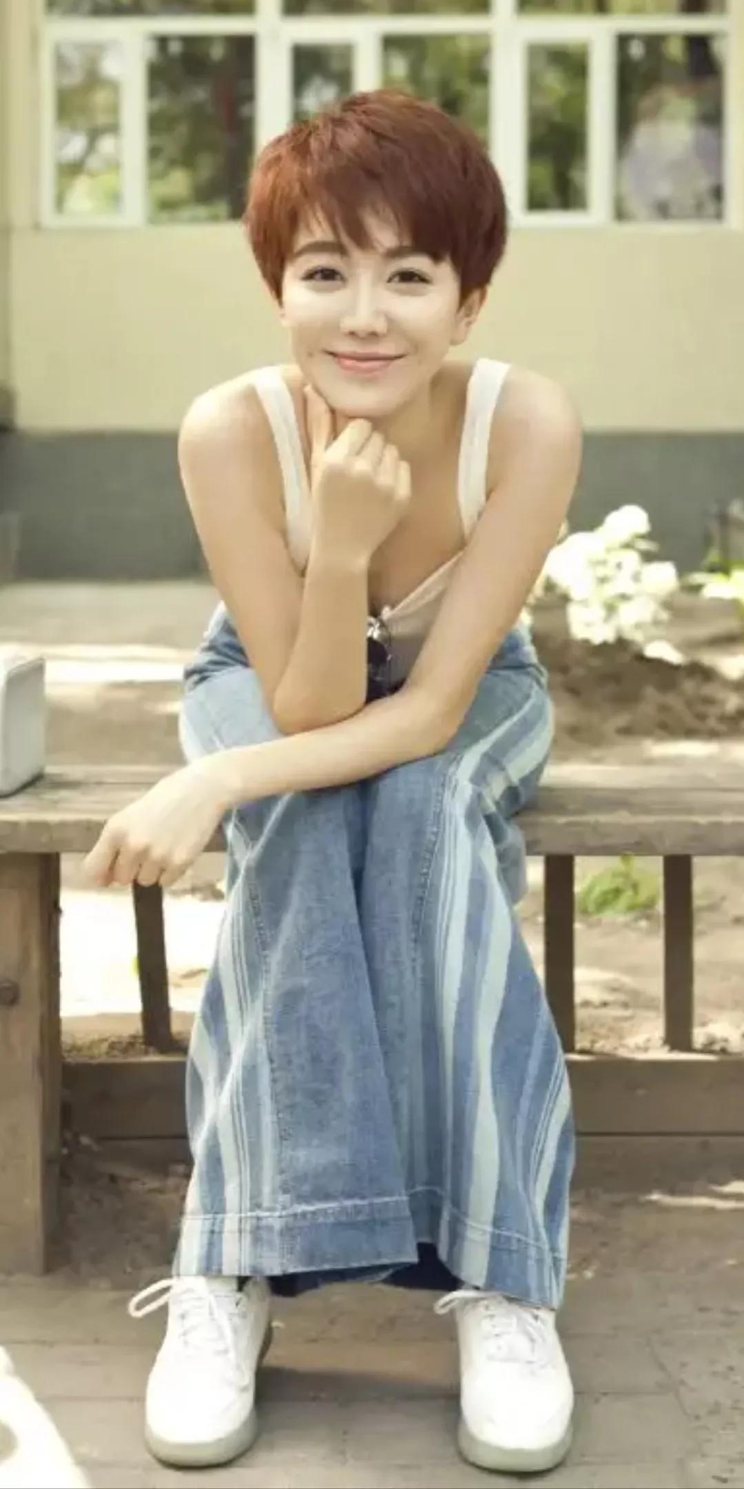 I thought Xiao Han had the most beautiful short hair, but Jiang Yan was ...