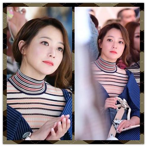 Kim Hee Sun and Na Zha wore striped costumes, one lovely and one ...