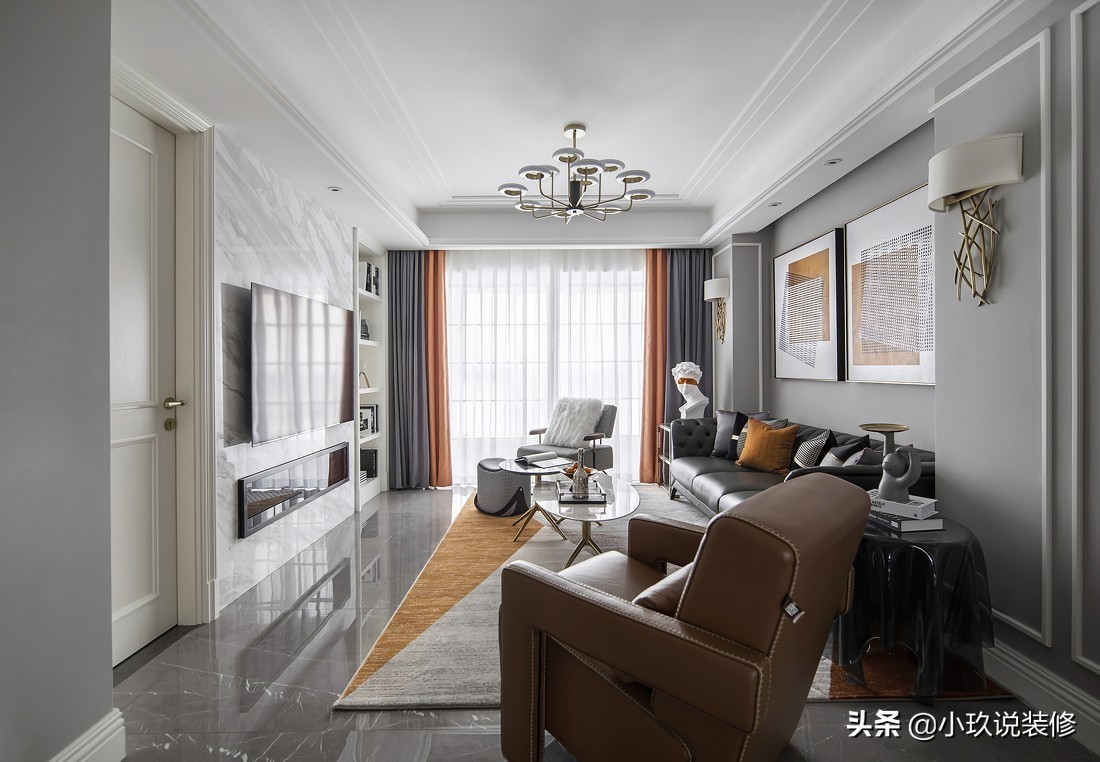 140 square meters of modern four-bedroom, simple and generous space ...