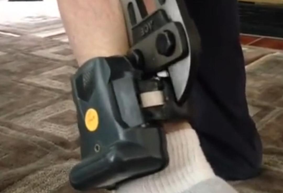 Is the "electronic fetters" that trapped her for 1,000 days, is it a ...