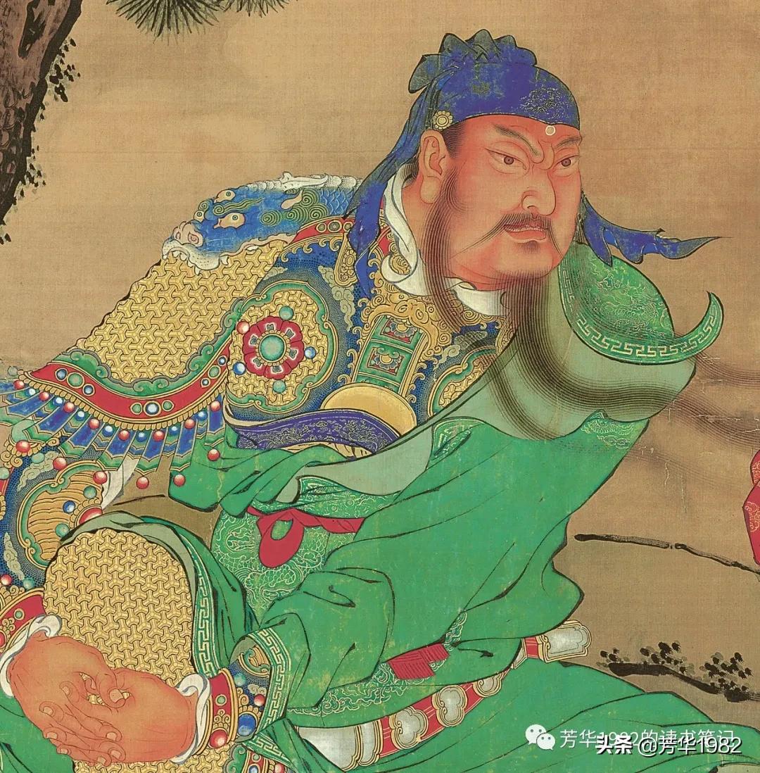 Chinese figure painting, "Fang Zhuoran Jiao Sui, Five Fights, High Talk ...